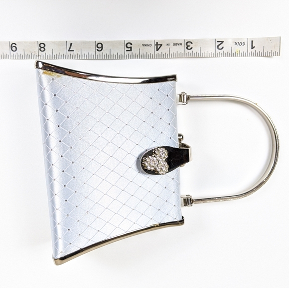Bags | Adorable Mini Handbag Silver | Poshmark